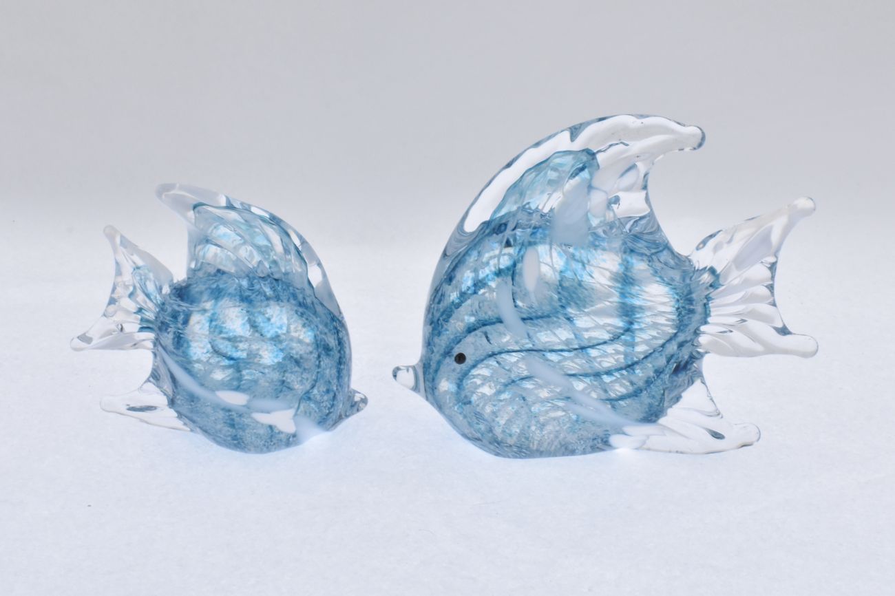 Art Glass Angel Fish | Sea life & Ocean | Nature | Sculptglass - art ...