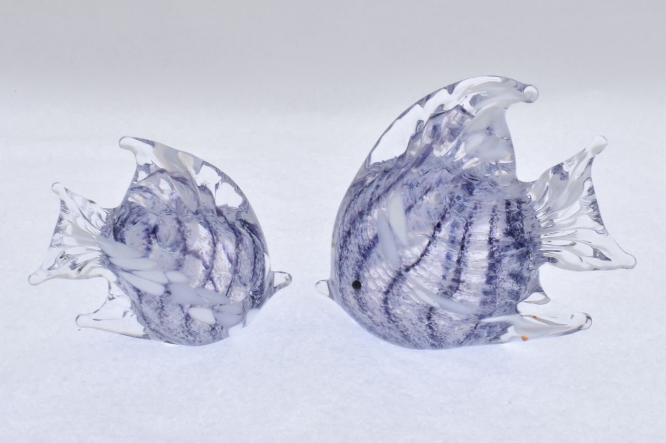 Art Glass Angel Fish | Sea life & Ocean | Nature | Sculptglass - art ...